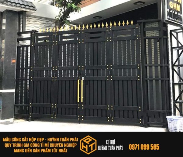 Mẫu cổng sắt hộp đẹp - Sự lựa chọn hàng đầu hiện nay - Cơ Khí Huỳnh ...